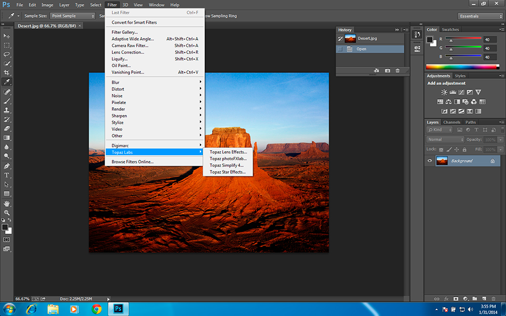 Install on Photoshop