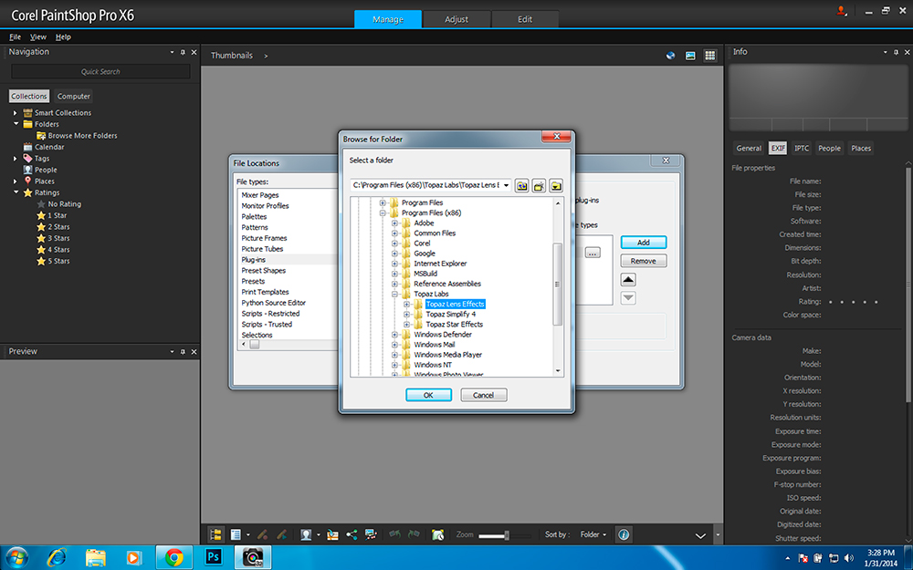 Install on PaintShop Pro
